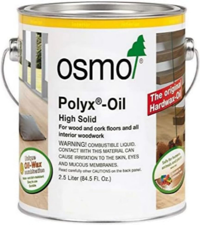 OSMO Polyx-Oil High Solid Wood Floor Finish, Clear Matte, 2.5 Liter, I – ShippingFloors