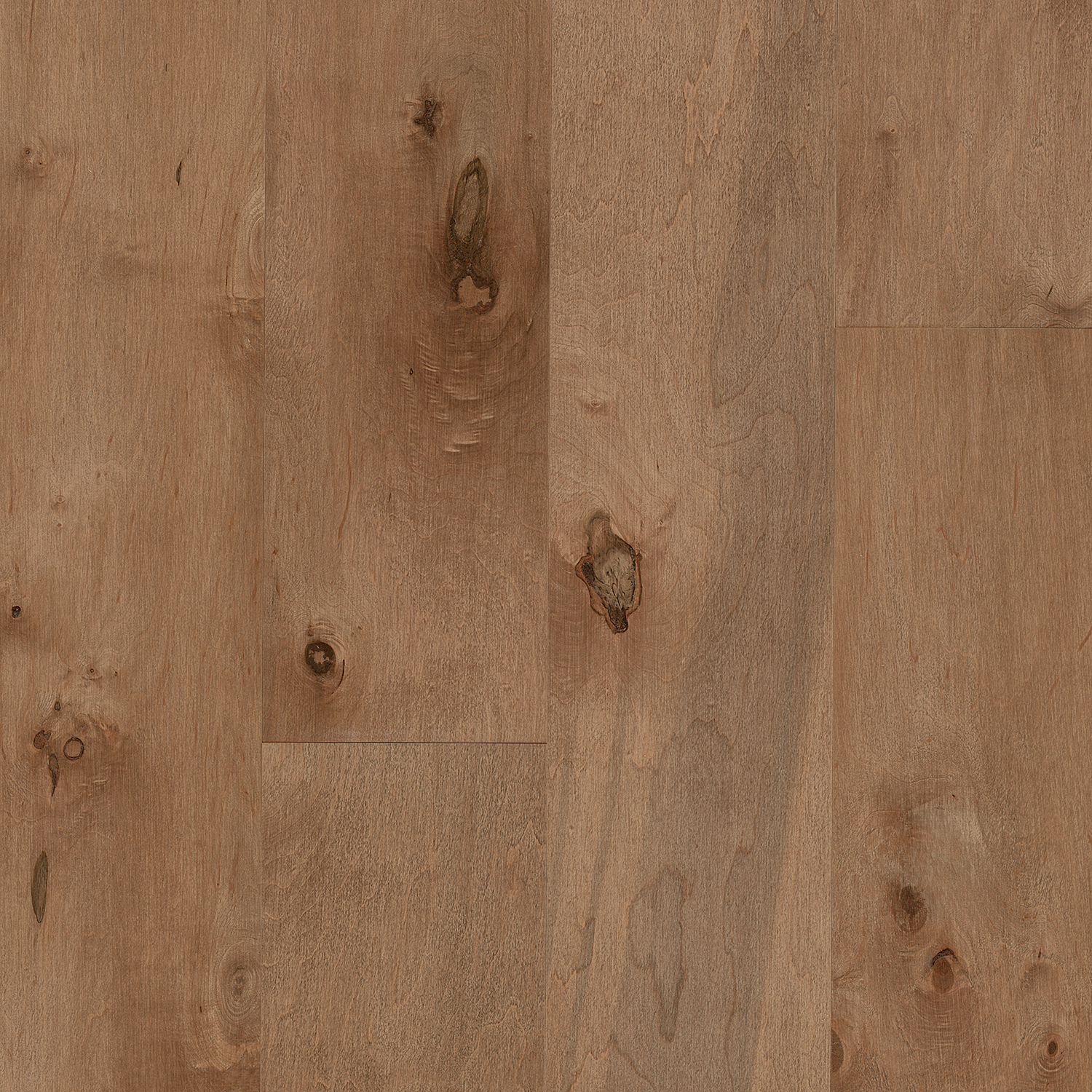 Tudor Tan 6.5" Maple Engineered Hardwood - Wide Plank, Low Gloss, Stai